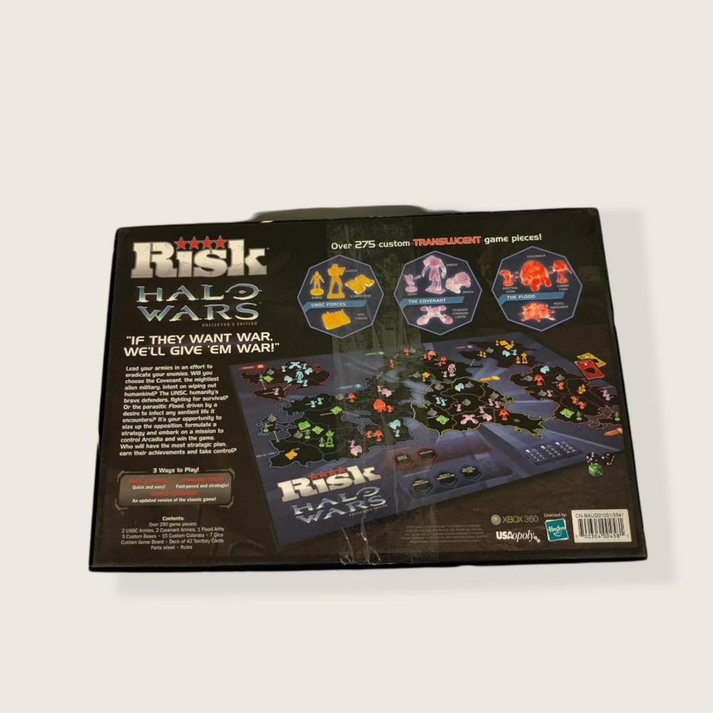 Risk Halo Wars Collector's Edition Board Game 2009 - Gem